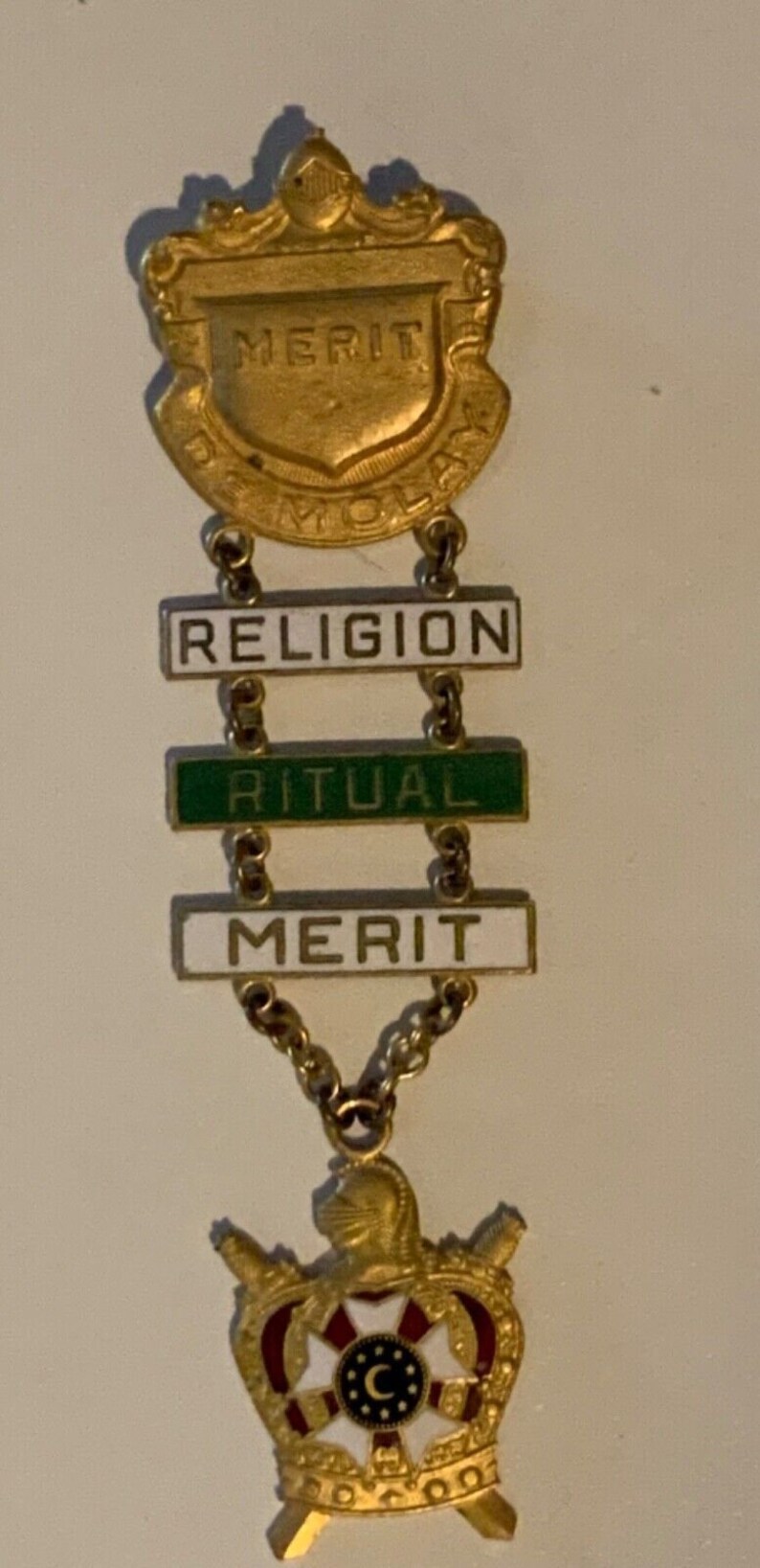 Vintage De Molay LODGE Award MERIT Ritual Fraternal Templar Mason - Etsy