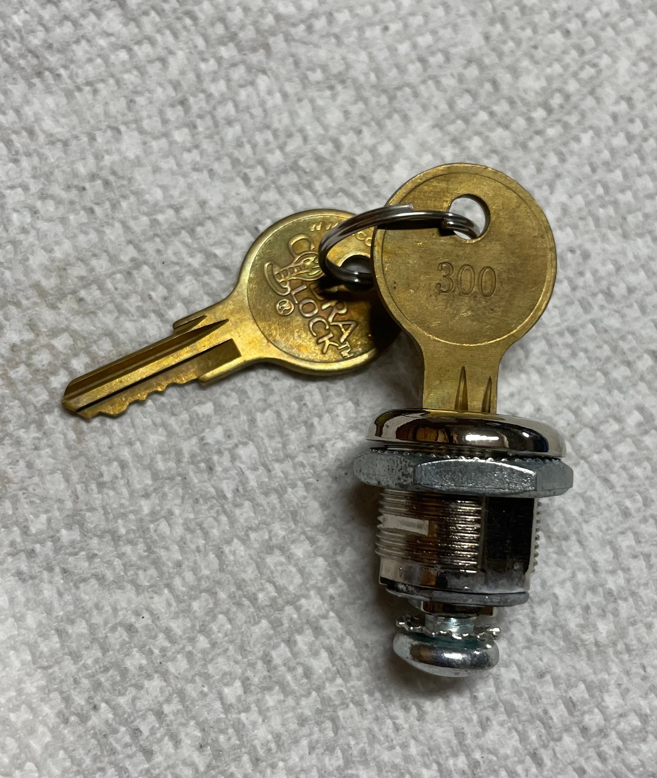 Cobra 300 Cylinder Lock With Keys, New Old Stock - Etsy