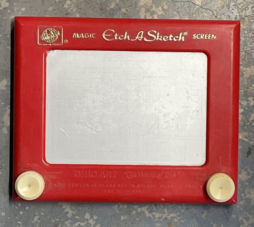 Rare! Vintage! Classic! Toy! Etch A Sketch N God Condition. - Etsy
