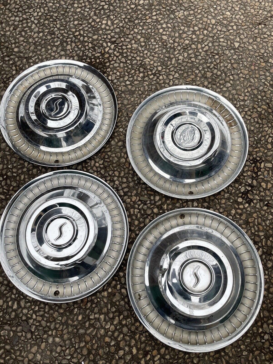 60 61 62 63 64 Studebaker Hubcap Rim Wheel Cover Hub Cap 15 OEM USED ...