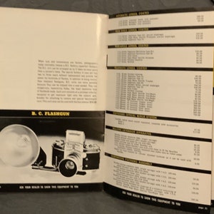 Exakta Equipment Brochure With Exakta 66 Angenieux 50mm 1.5 Meyer ...