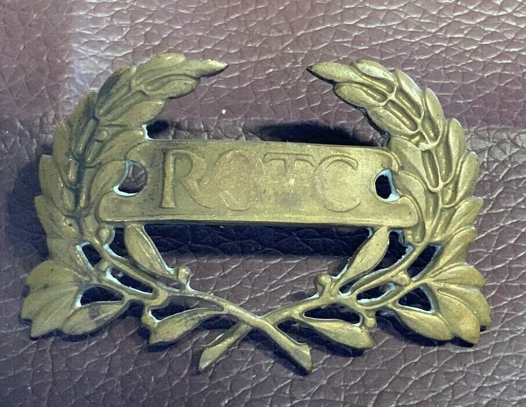 Vintage ROTC Hat Badge 2" X 1" - Etsy