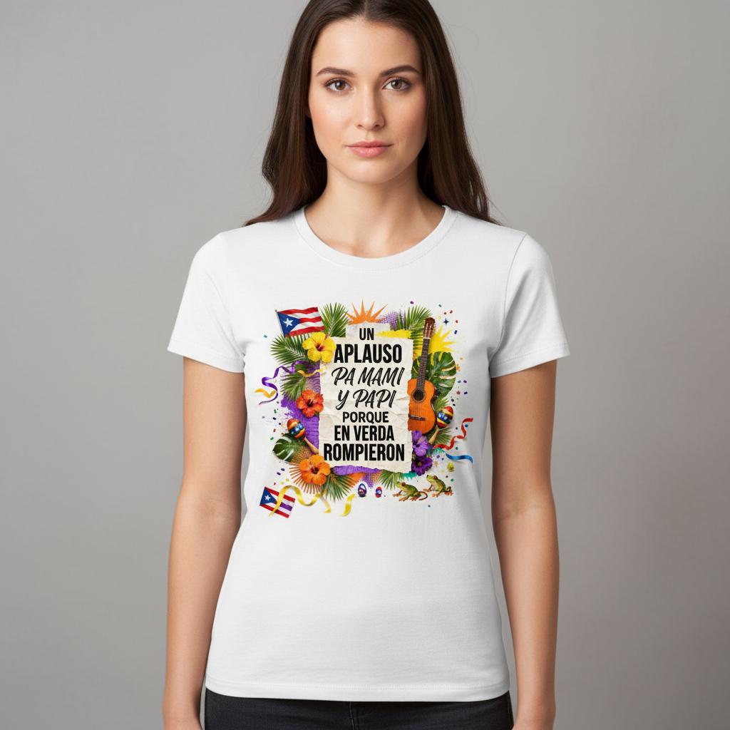 Un Aplauso Pa Mami Y Papi, Puerto Rico Flag, Boricua - Etsy