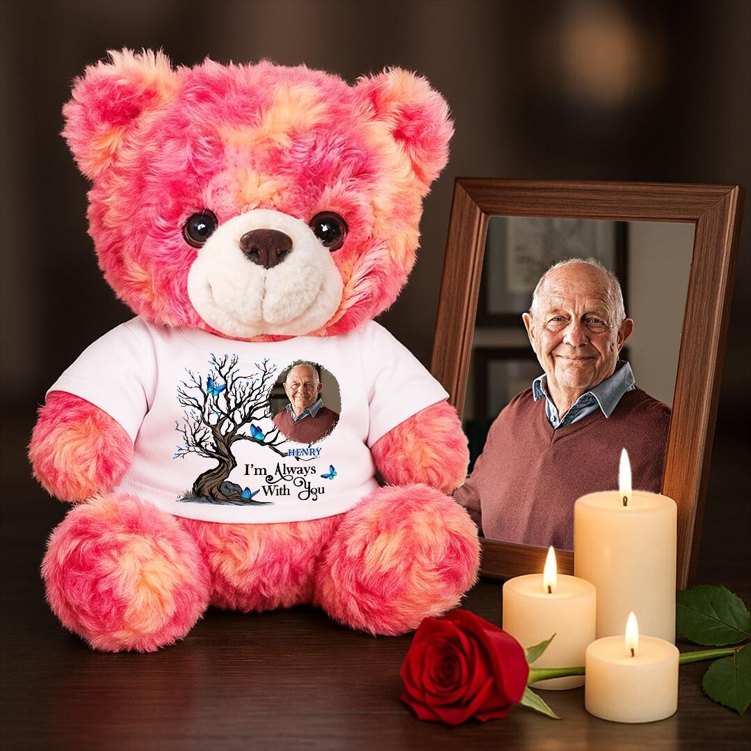 I Am Always With You - Memorial Personalized Custom Teddy Bear Plush ...