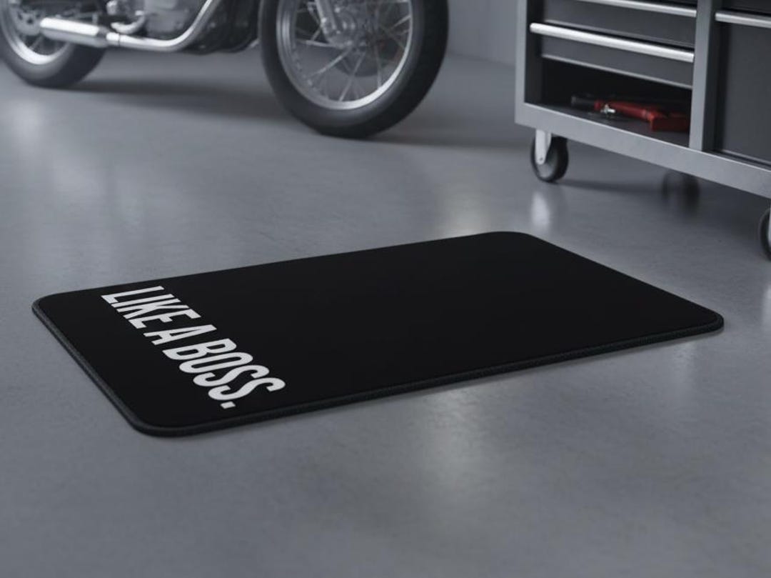 Car Floor Mats With \"like A Boss.\" Typographic Design, Black and ...
