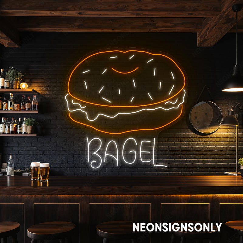 Bagel Bar Sign - Etsy