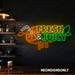 Fresh & Juicy LED Neon Sign, Fresh and Juicy Orange Drink Light Wall ...