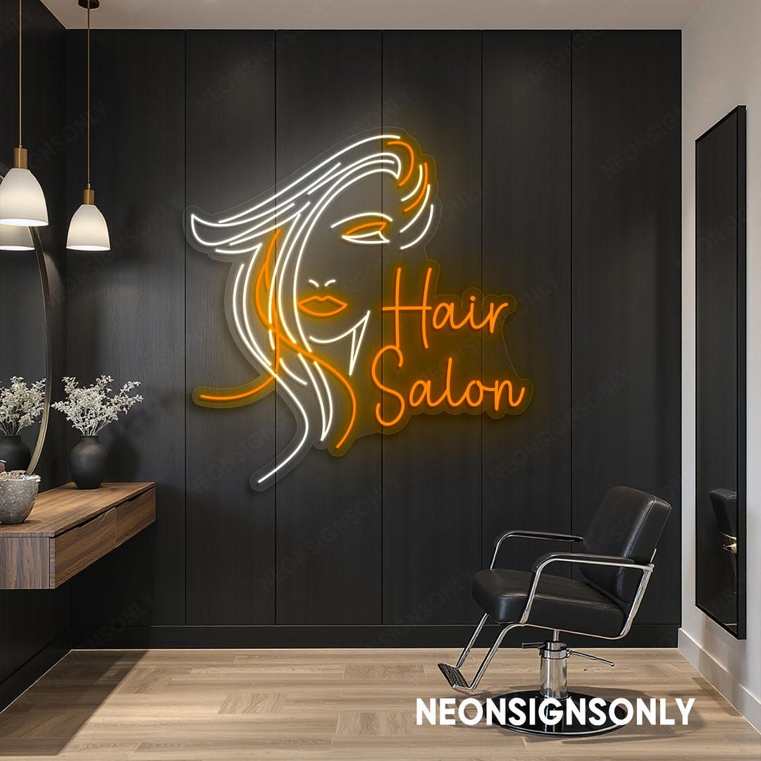 Hair Salon Led Neon Sign, Hair Salon for Women Wall Led Light, Hair ...