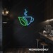 Tea Coffee Cup Neon LED Sign, Coffee Tea Cup Led Neon Wall Light ...
