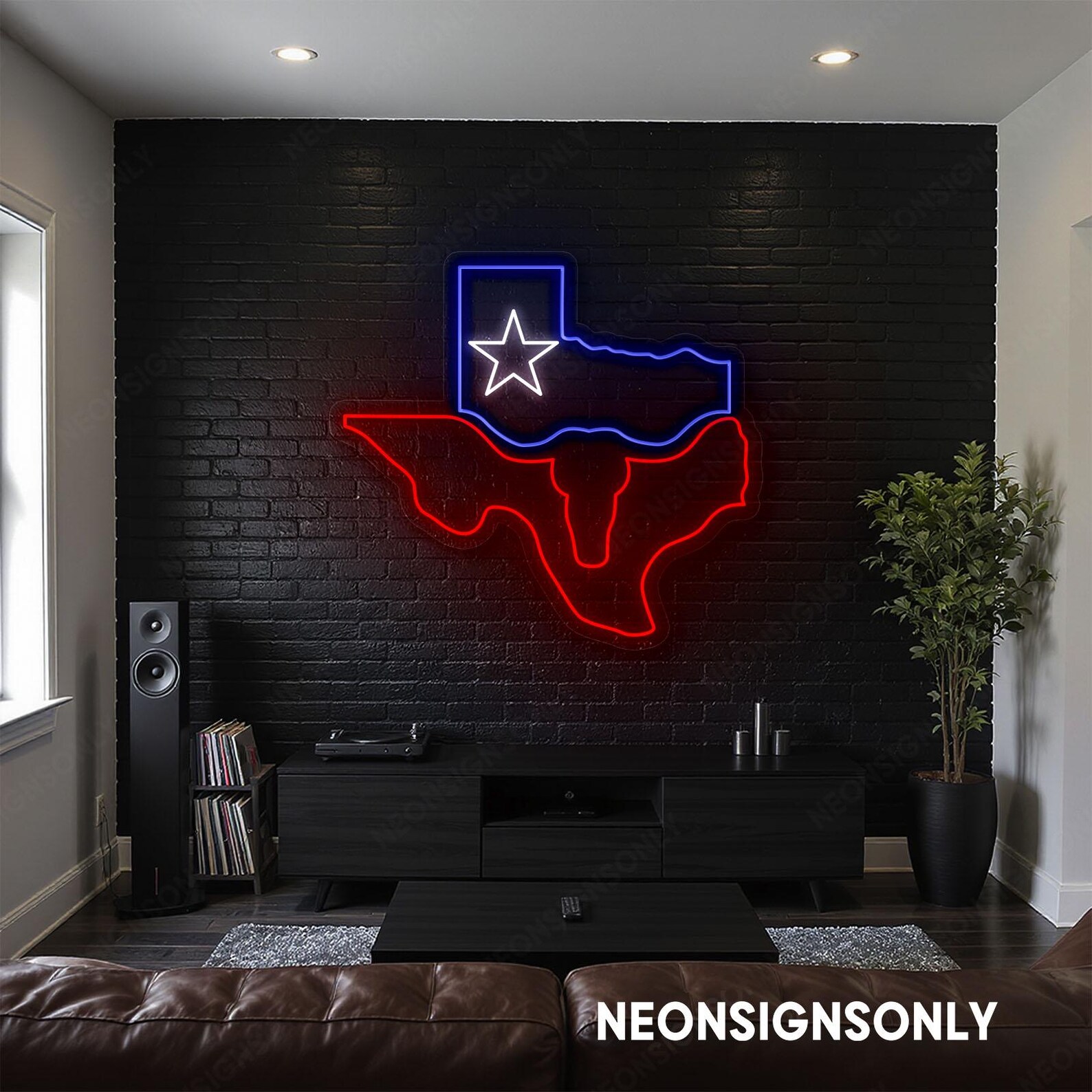 Texas Led Neon Sign, Texas Map Texas Flag Neon Light, Texas Neon Line ...