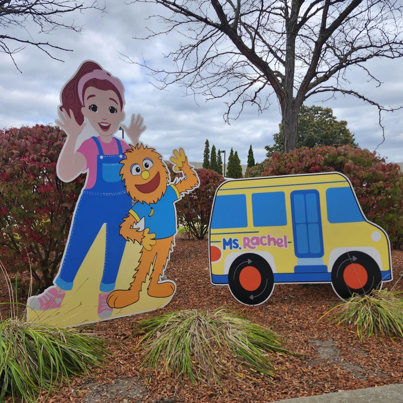 MS Rachel Birthday Party Decor Miss Rachel Cutout MS Rachel Birthday ...