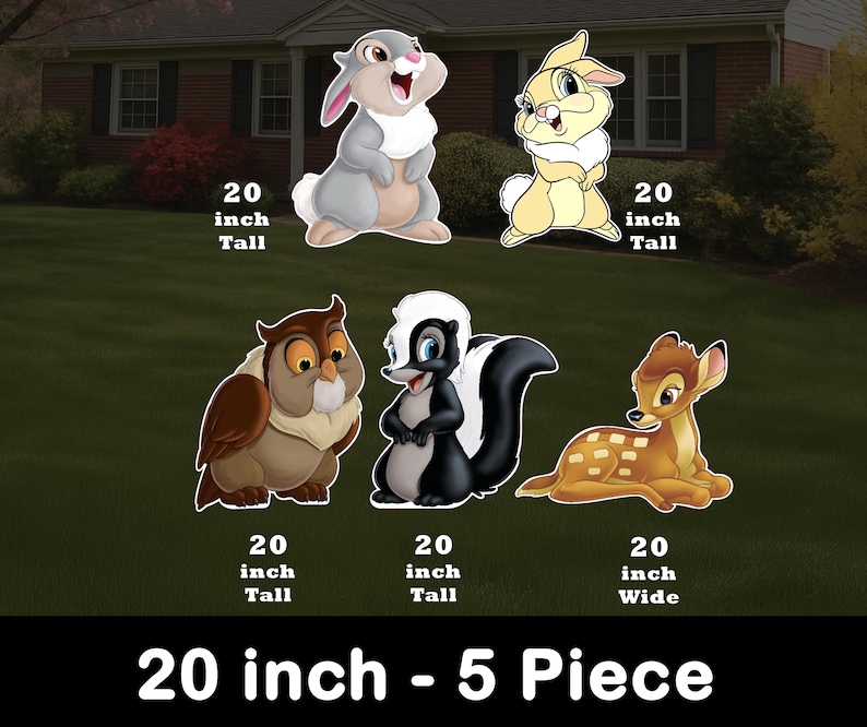 Bambi Birthday Decoration Centerpiece Bambi Cutout Bambi Centerpiece ...