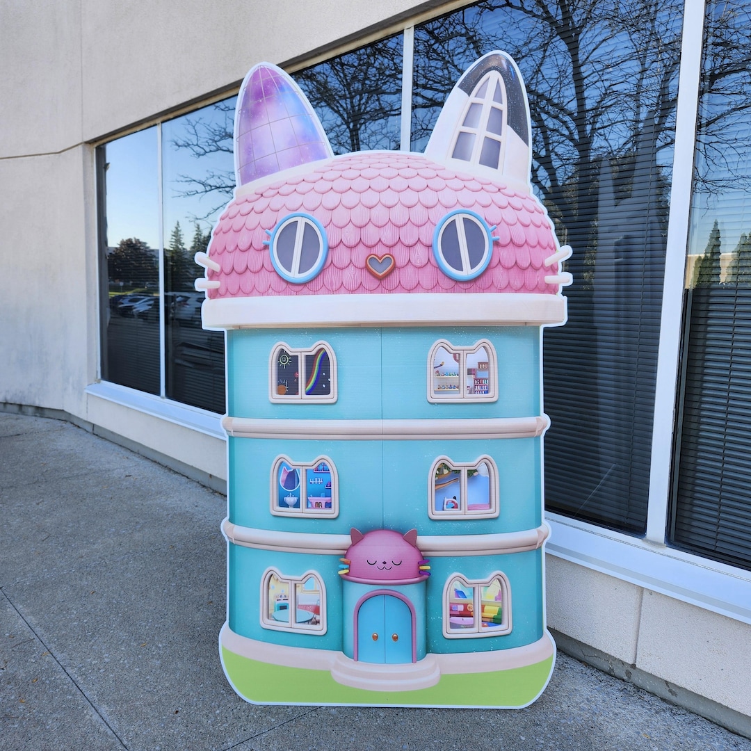 Gabby's Dollhouse Birthday Party Backdrop Gabby Dollhouse Gabby Arch ...