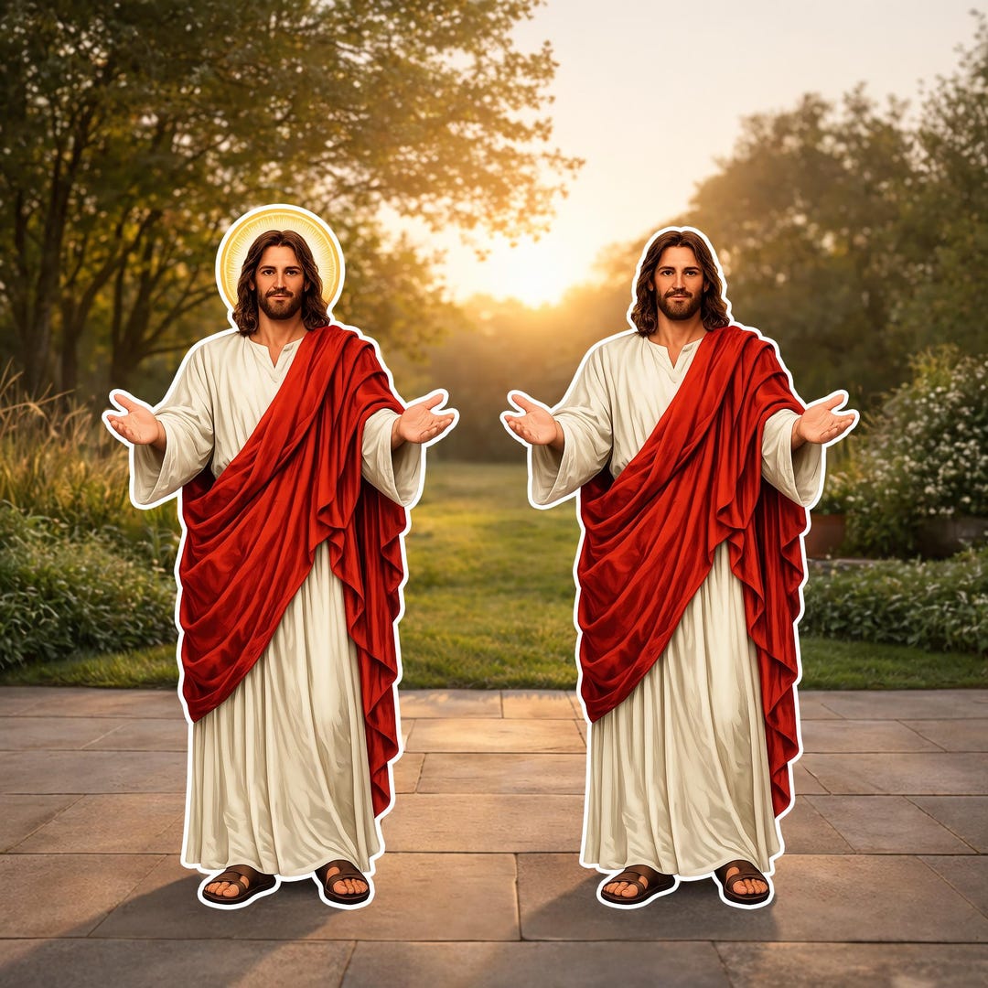Life Size JESUS Standee - Standup Jesus Cutout - Outdoor Water Proof ...