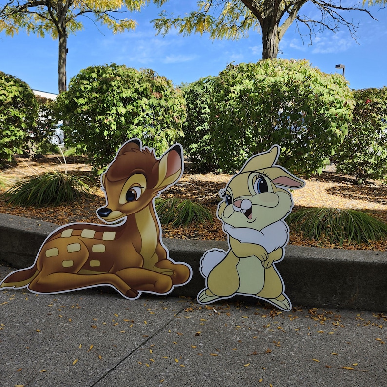Bambi Birthday Decoration Centerpiece Bambi Cutout Bambi Centerpiece ...