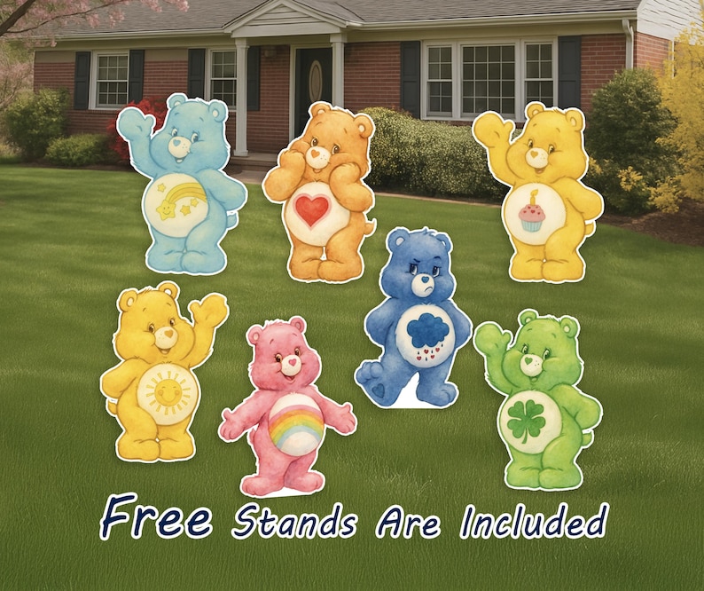 Care Bear Cut Outs