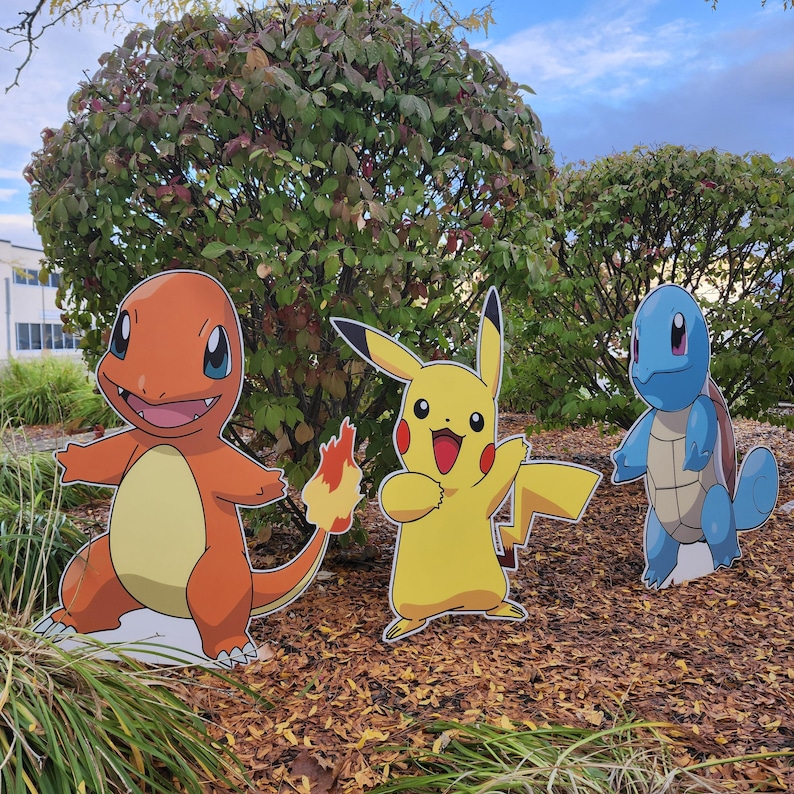 Pokemon Decoration Pokemon Cutouts Pokemon Yard Signs Cut Out Pokemon ...