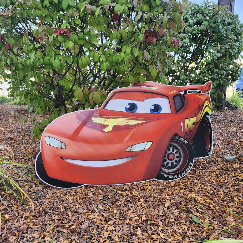 Cars Birthday Party Decoration Centerpiece Cars Backdrop Decoration ...