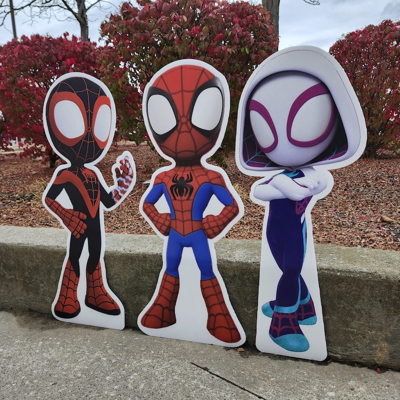 Spidey and His Amazing Friends Party Decor Spidey Birthday Props Spidey ...