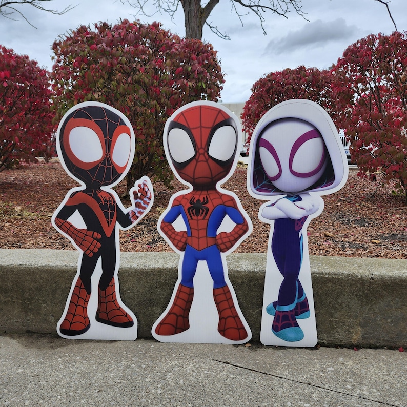 Spidey and His Amazing Friends Party Decor Spidey Birthday Props Spidey ...