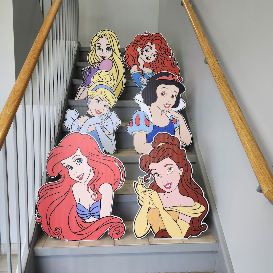 Princess Table Top Decor Princess Cutout Princess Party Decor Princess ...