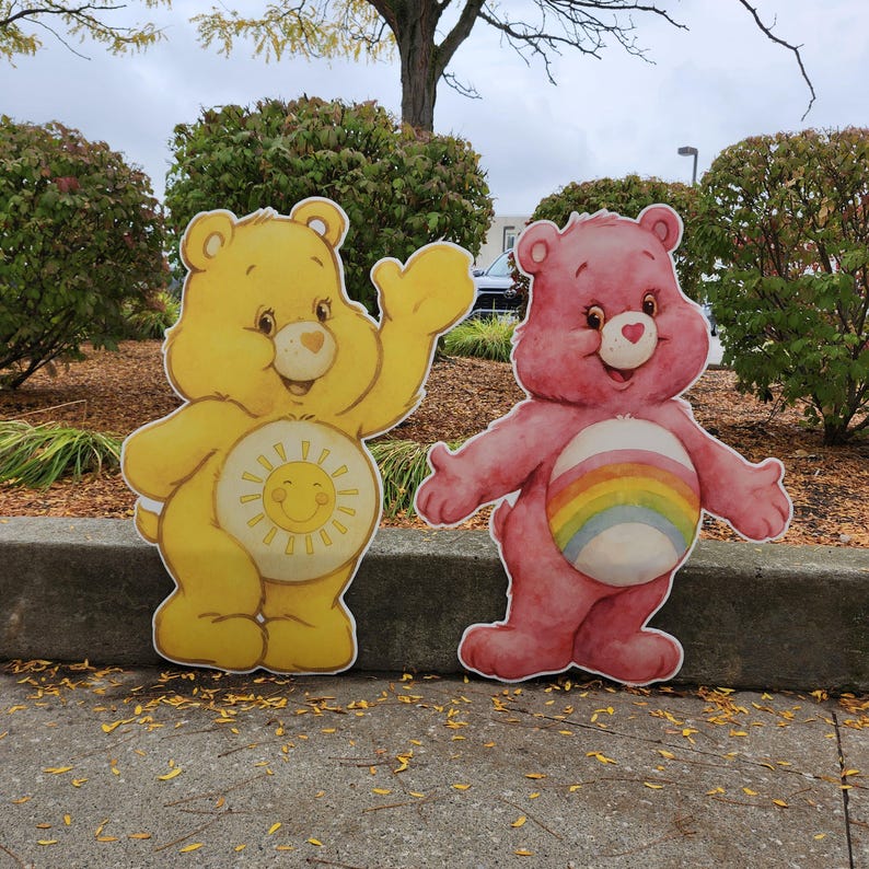 Care Bears Cutout Care Bears Decoration Care Bears Birthday Decor Care ...