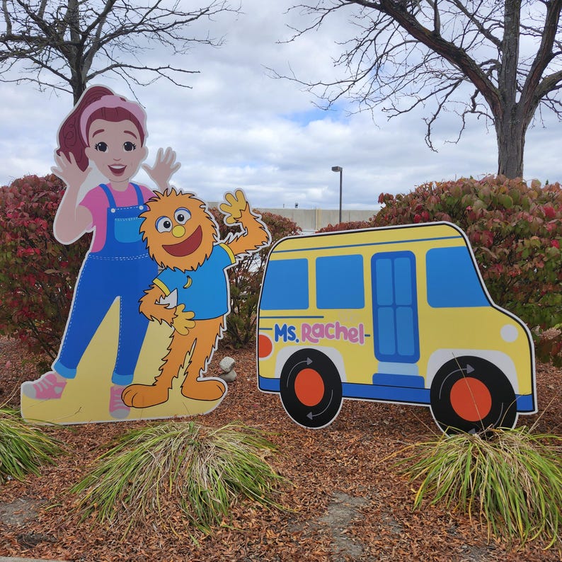 MS Rachel Birthday Party Decor Miss Rachel Cutout MS Rachel Birthday ...