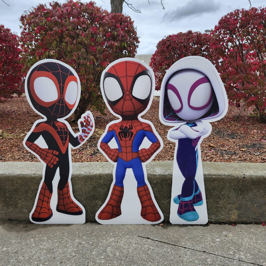 Spidey and His Amazing Friends Party Decor Spidey Birthday Props Spidey ...