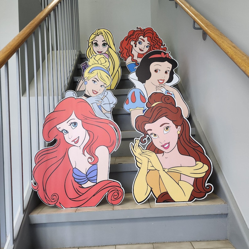 Princess Table Top Decor Princess Cutout Princess Party Decor Princess ...