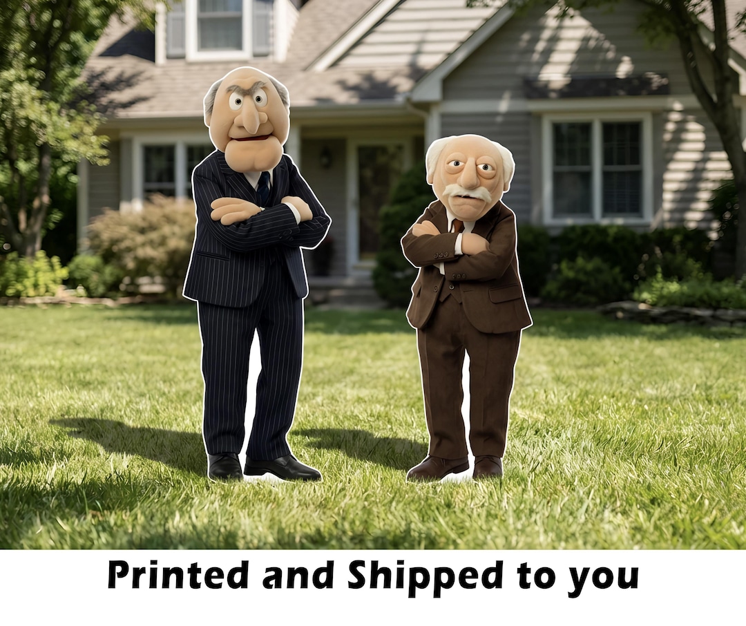 Statler and Waldorf Life Size Cutouts , the Muppets Party Decor ...