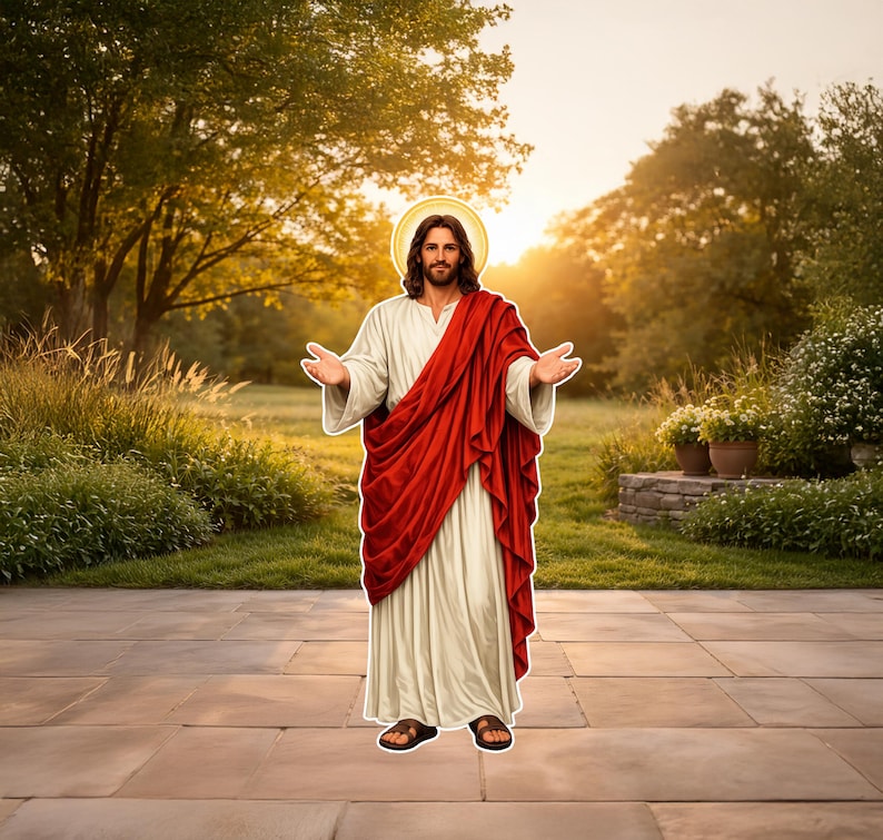 Life Size JESUS Standee - Standup Jesus Cutout - Outdoor Water Proof ...