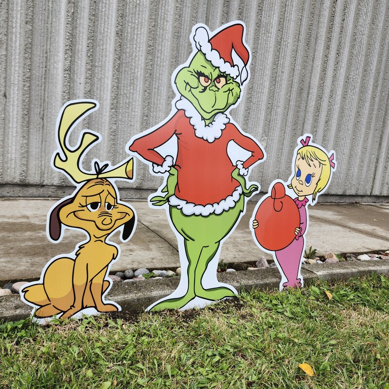 Grinch Cut Out Printable - Etsy