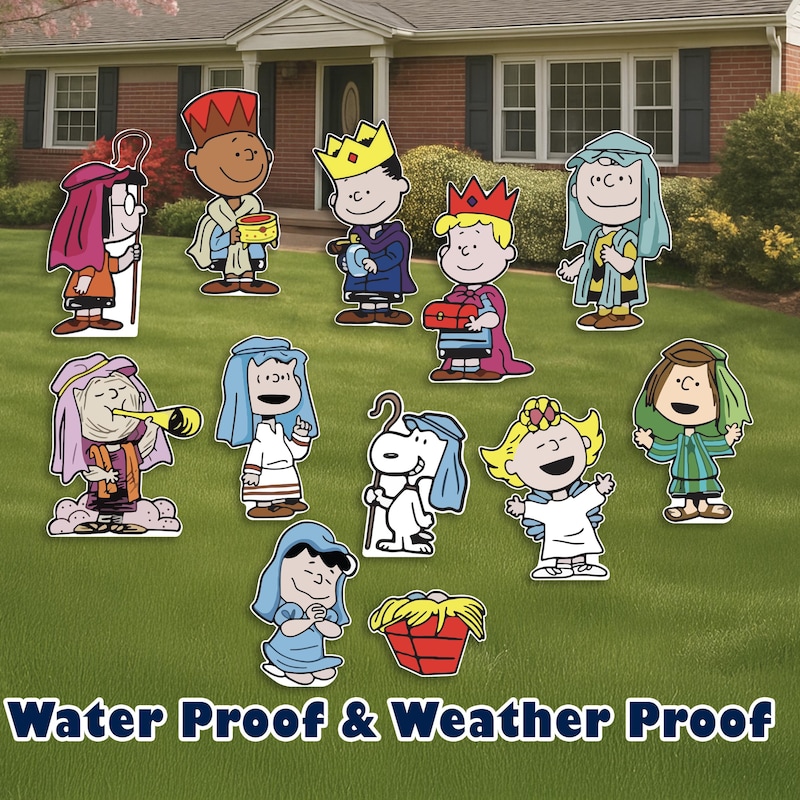 Charlie Brown Christmas, Cutouts - Etsy