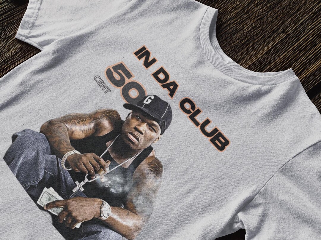 50 Cent Merch T-shirt - Rap Icon Shirt- Hip-hop Legend Shirt - 50 Cent ...