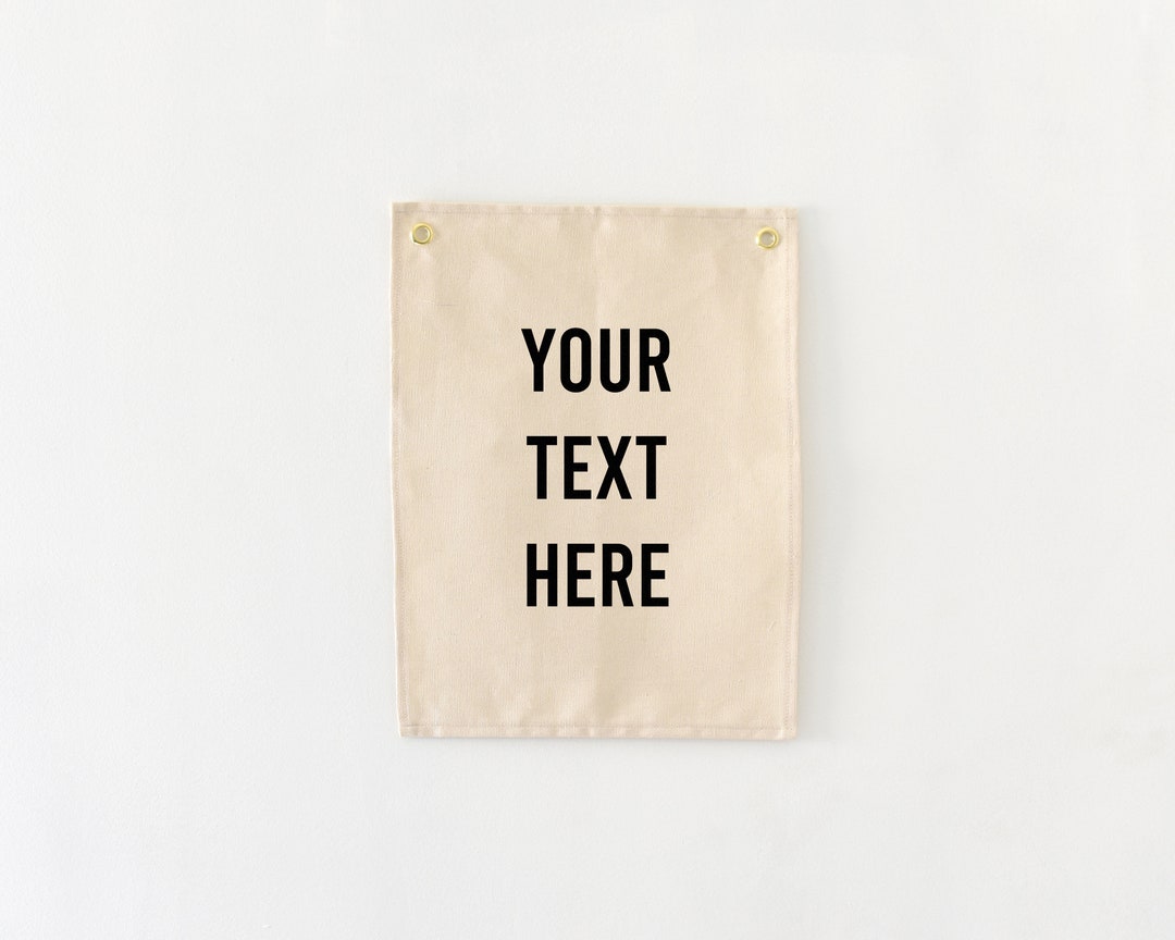 Custom Wall Banner, Custom Wall Hanging, Personalized Wall Banner ...
