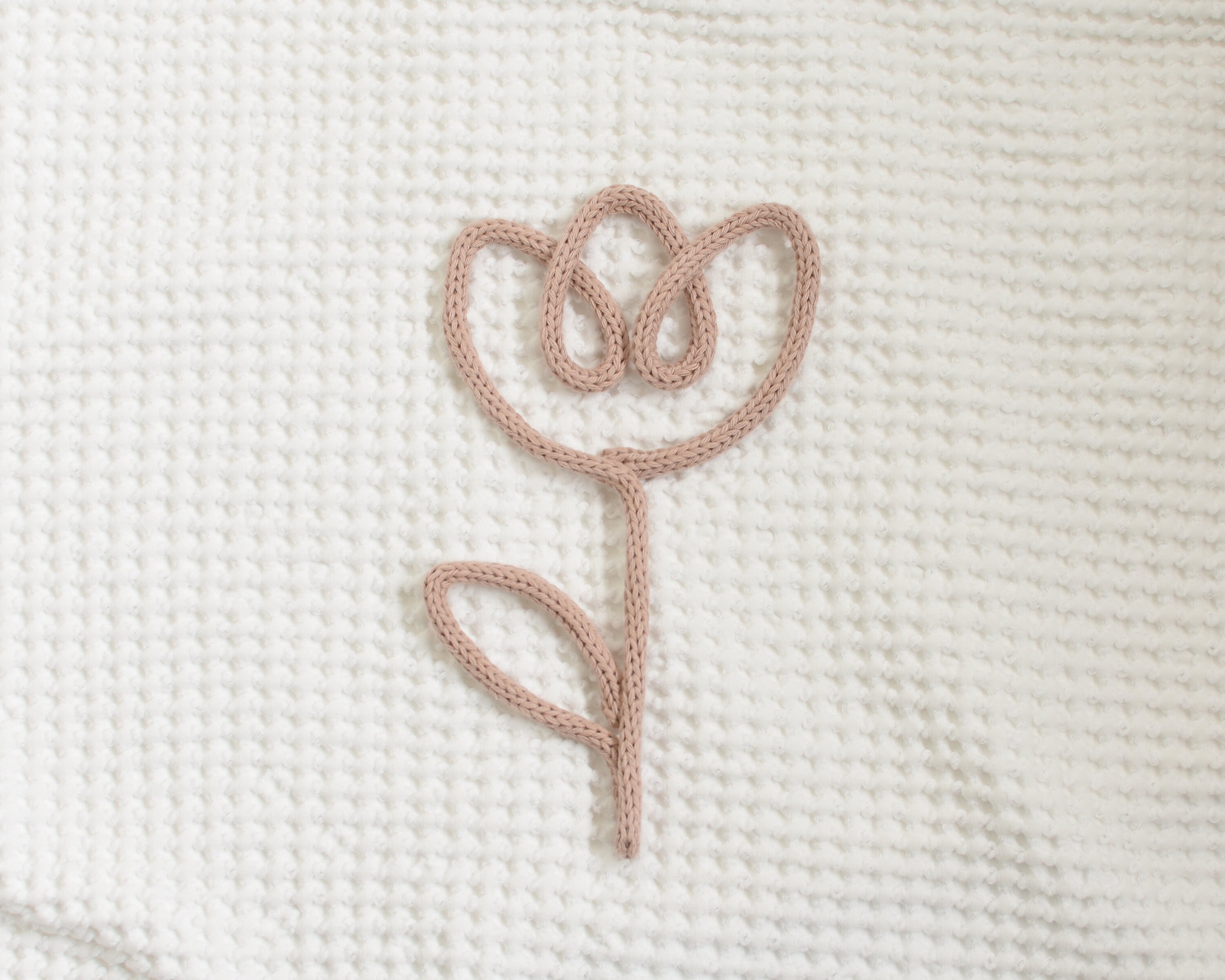 Wire Craft, Printable Knitted Wire Art Template, Flowers, Design ...