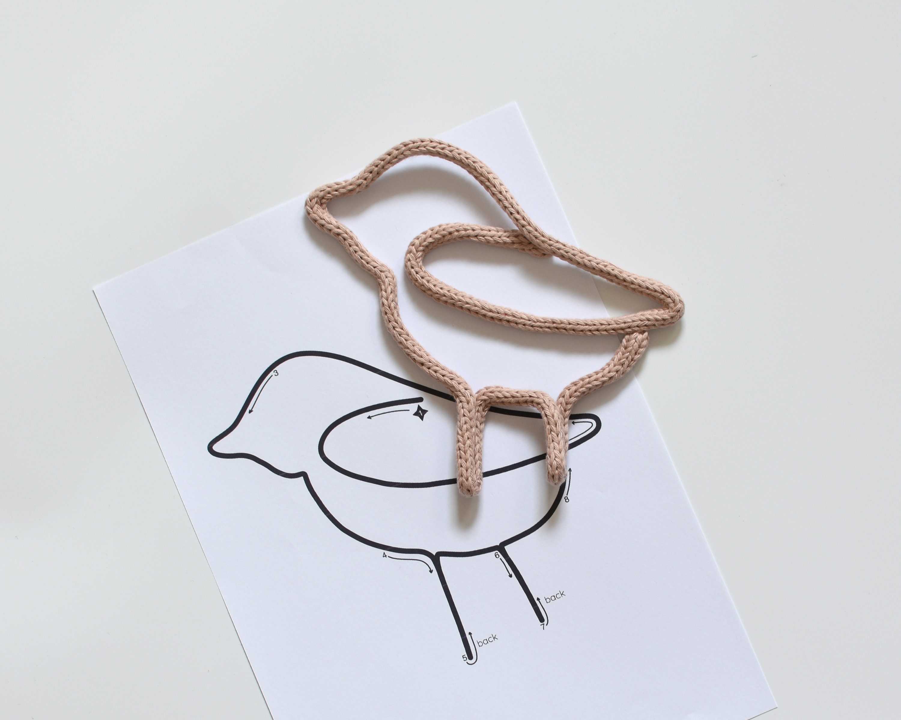 Wire Art Templates, Printable Template for Knitted Wire, Wire Bending ...