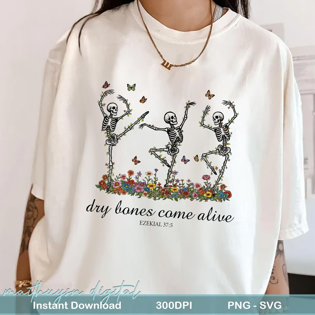 Christian Skeleton PNG, Dancing Skeleton PNG, Dry Bones Come Alive ...