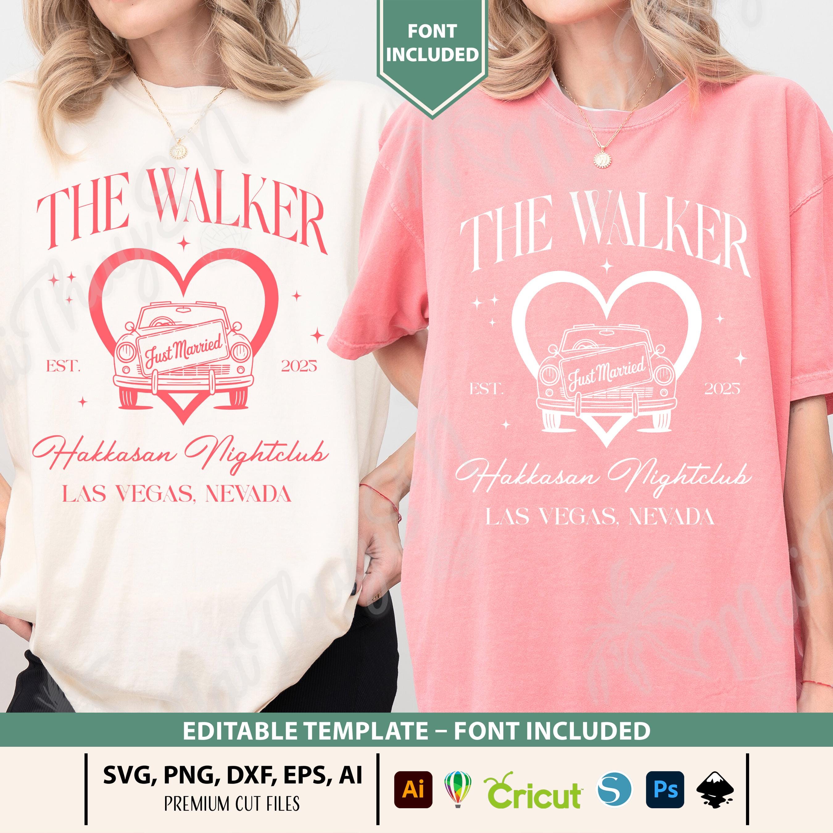 Honeymoon Social Club SVG PNG Template, Editable Mr & Mrs Matching ...