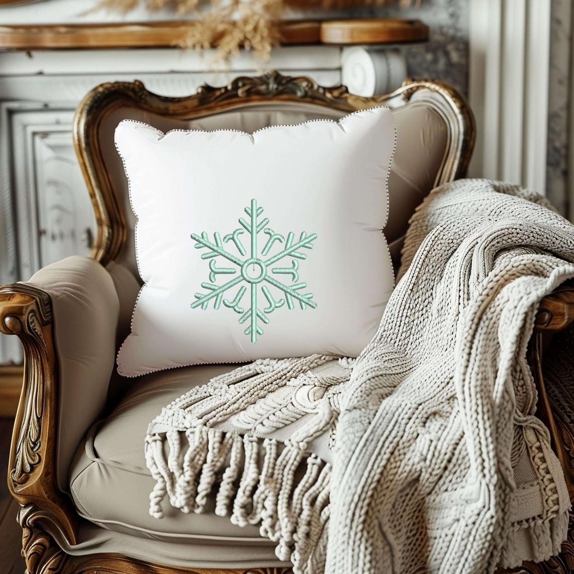 Snowflakes Machine Embroidery Design: Mini Christmas Snowflakes, 5 ...