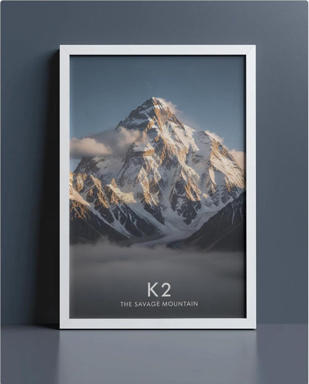 K2 "savage Mountain" Photography Print | Himalayan Wall Art - Etsy