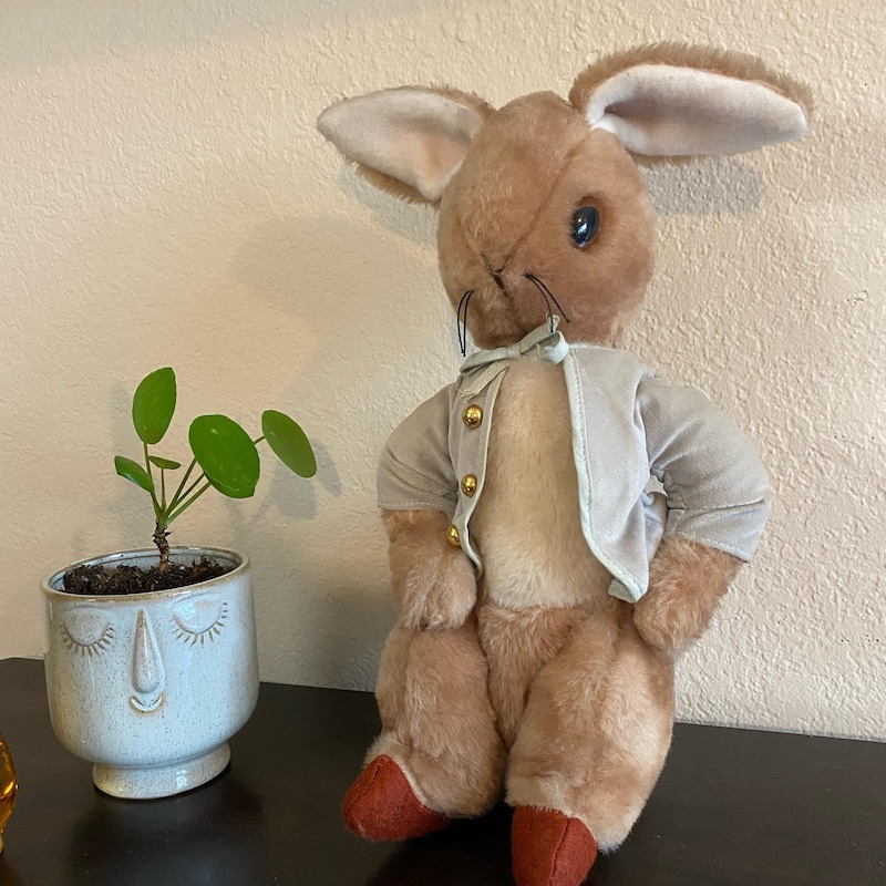 1970s Stuffed Rabbit - Etsy