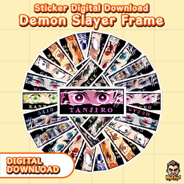 Demon Slayer Demon Eyes - Etsy