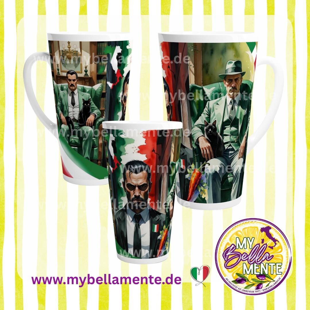 Latte Macchiato Cup – Mafia Style & Italian Lifestyle, Mafia Cup, Uomo ...