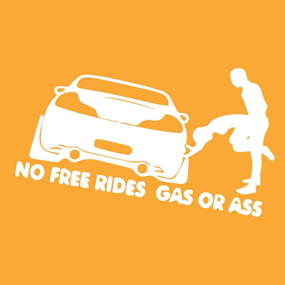 No Free Ride-sticker - Etsy