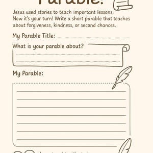 Forgiving Father Bible Story Activity Pack: Sunday School Printable ...