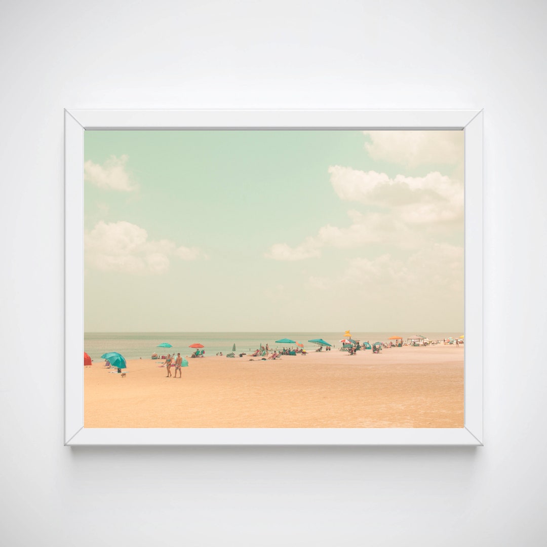 Beach People Print, Beach Print, Beach Home Decor, Beach Photography ...