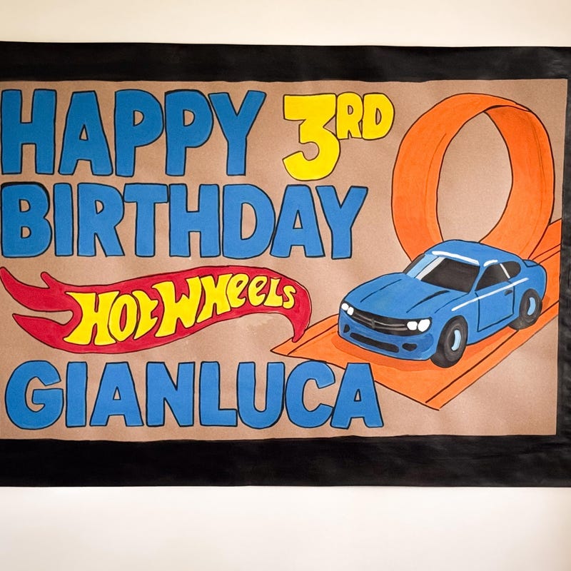 Hot Wheels Backdrop - Etsy