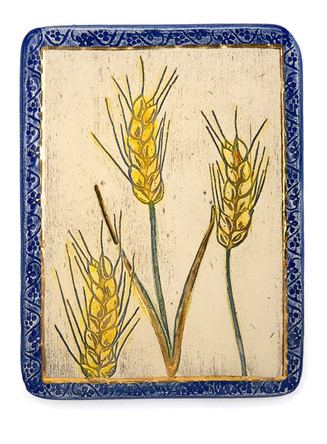 WHEAT Handmade Ceramic Plaque - Etsy