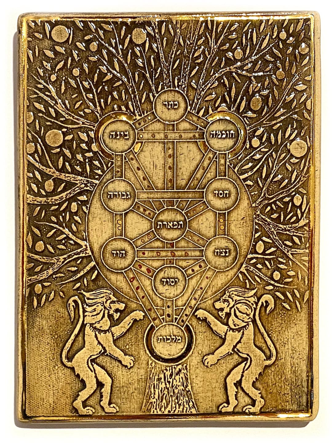 The Tree of Life - Sefirot - Ceramic Plaque Decoration - Etsy